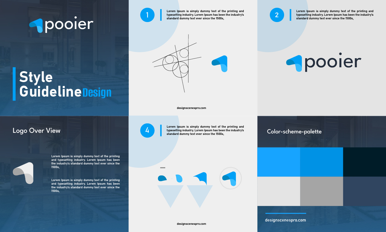 I can Design Complete Logo, Brand, Identity and Style Guideline